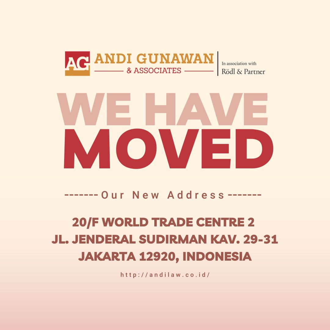 Our new address – Andi Gunawan & Associates